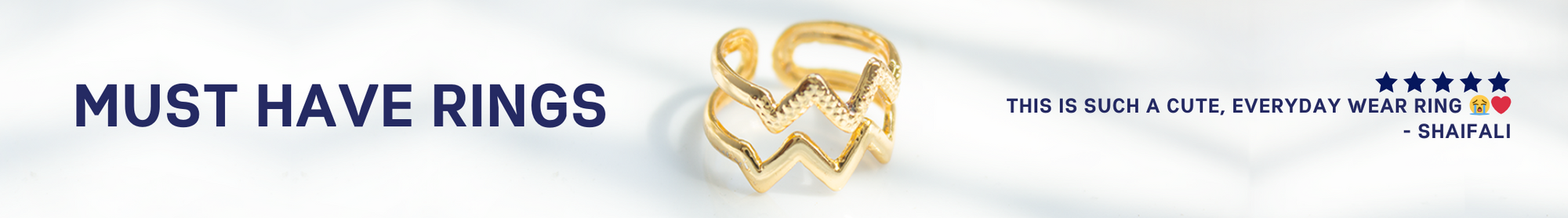 Buy Stylish Silver & Gold Plated Rings for Women | TFC