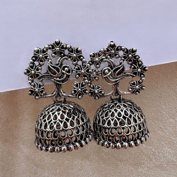 TFC Spring Flower Oxidised Dangler Earrings